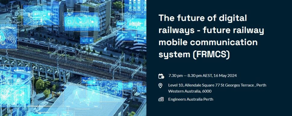 RTSA: The Future of Digital Railways – Future Railway Mobile ...